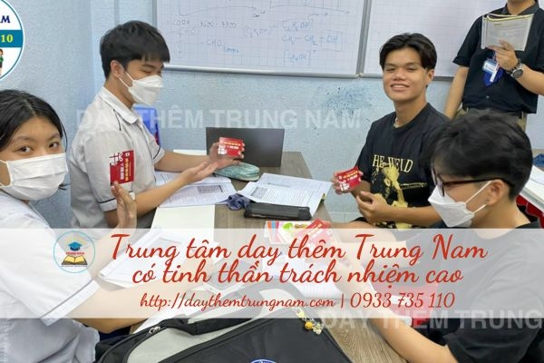Trung tâm dạy thêm Trung Nam xin chào quý phụ huynh